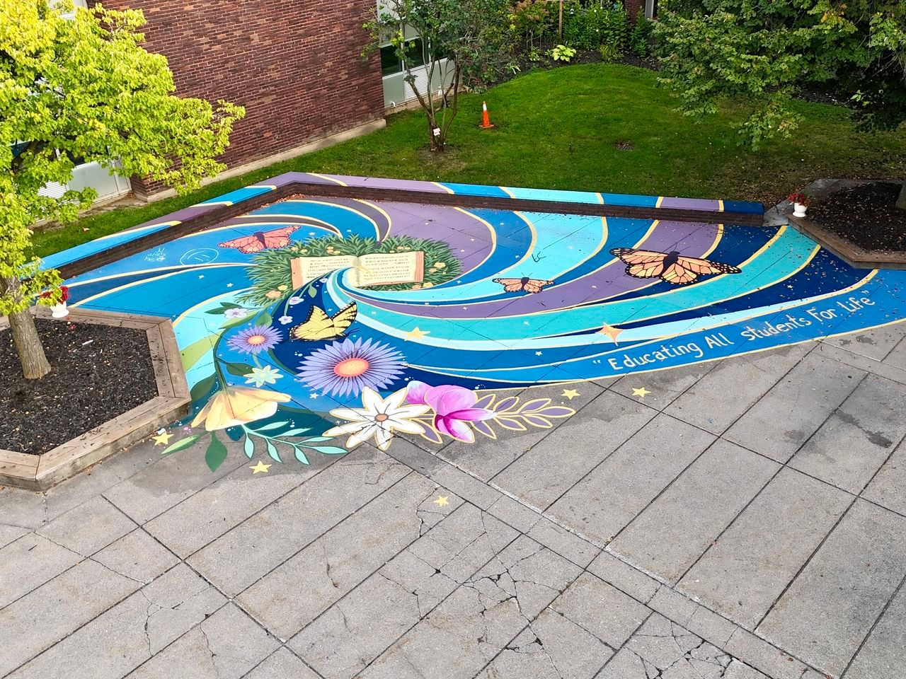 "A Place to Grow," completed at Harry F. Abate Elementary School