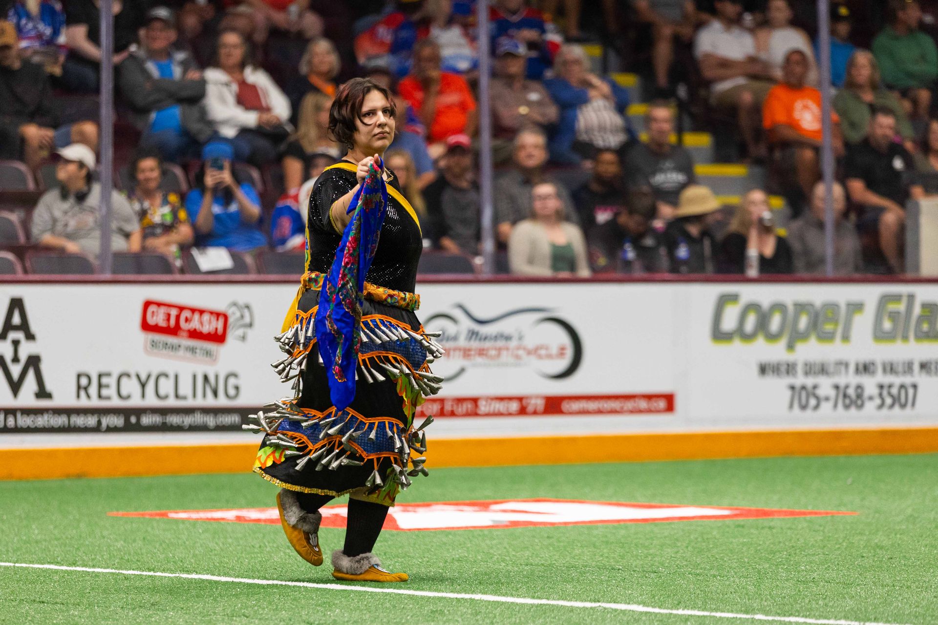 Brian Cowie Presented With Eagle Feather