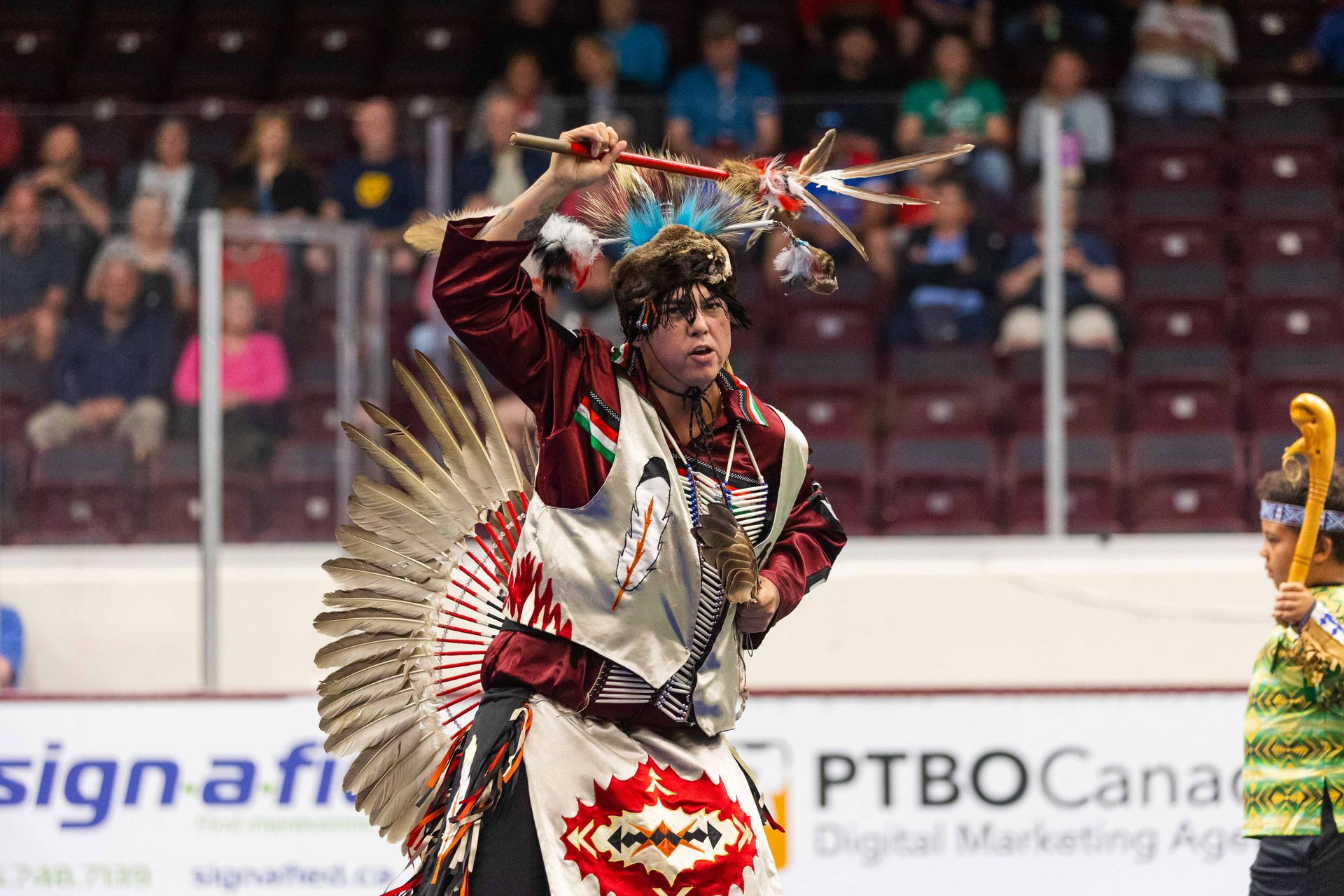 Brian Cowie Presented With Eagle Feather