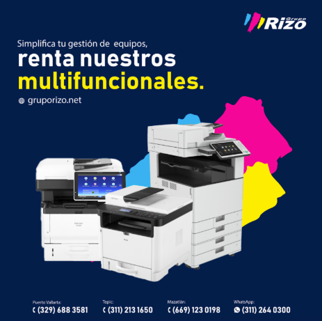 Distribuidor de copiadoras multifuncionales en Guadalajara