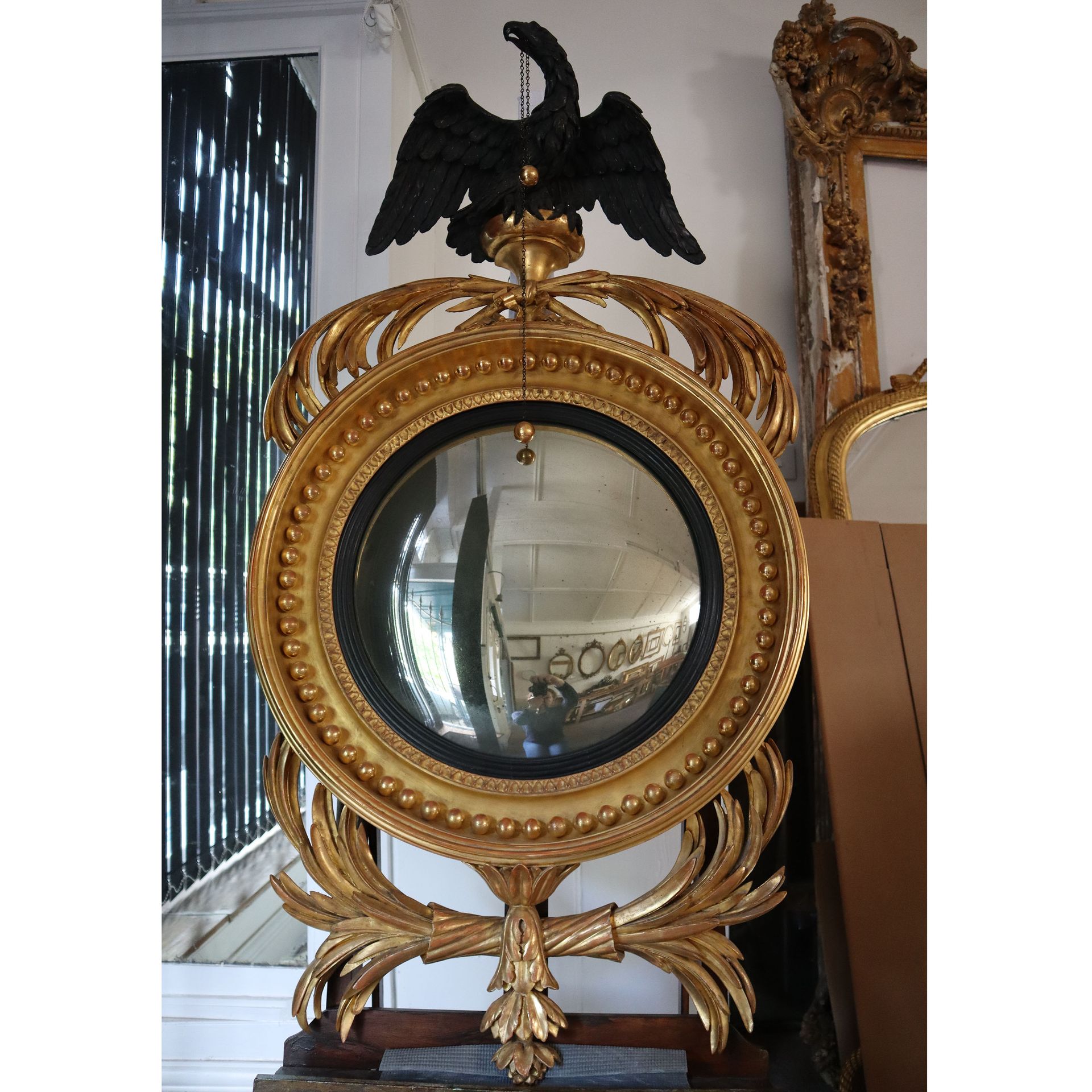 Antique Mirror frame restoration, repair and gilding