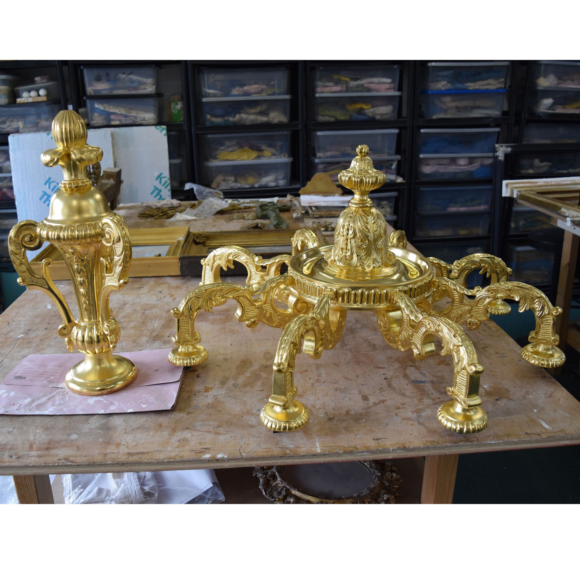 Gilded furniture restoration, gilding and repair.