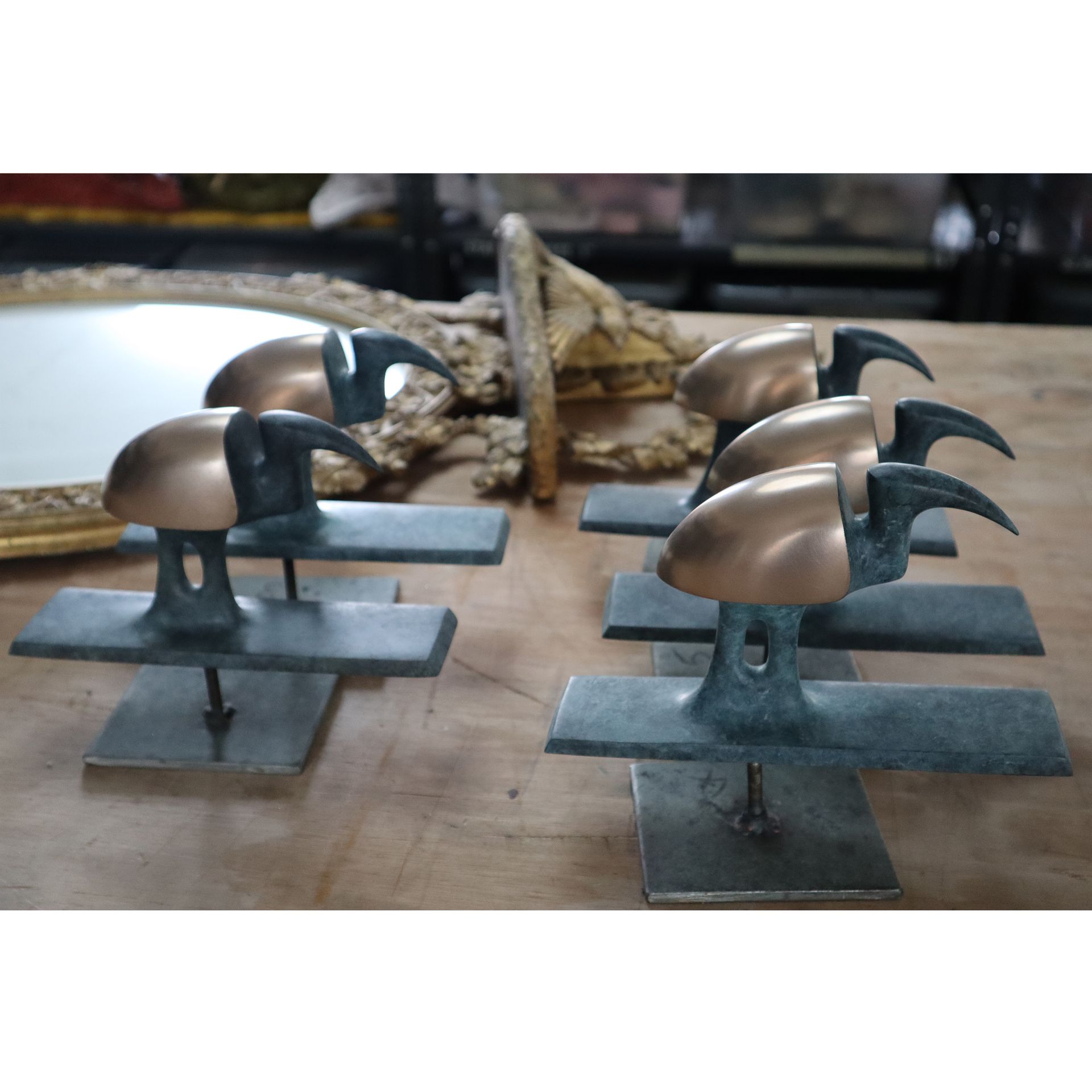Gilding objects, gilding in 23.75ct gold leaf
