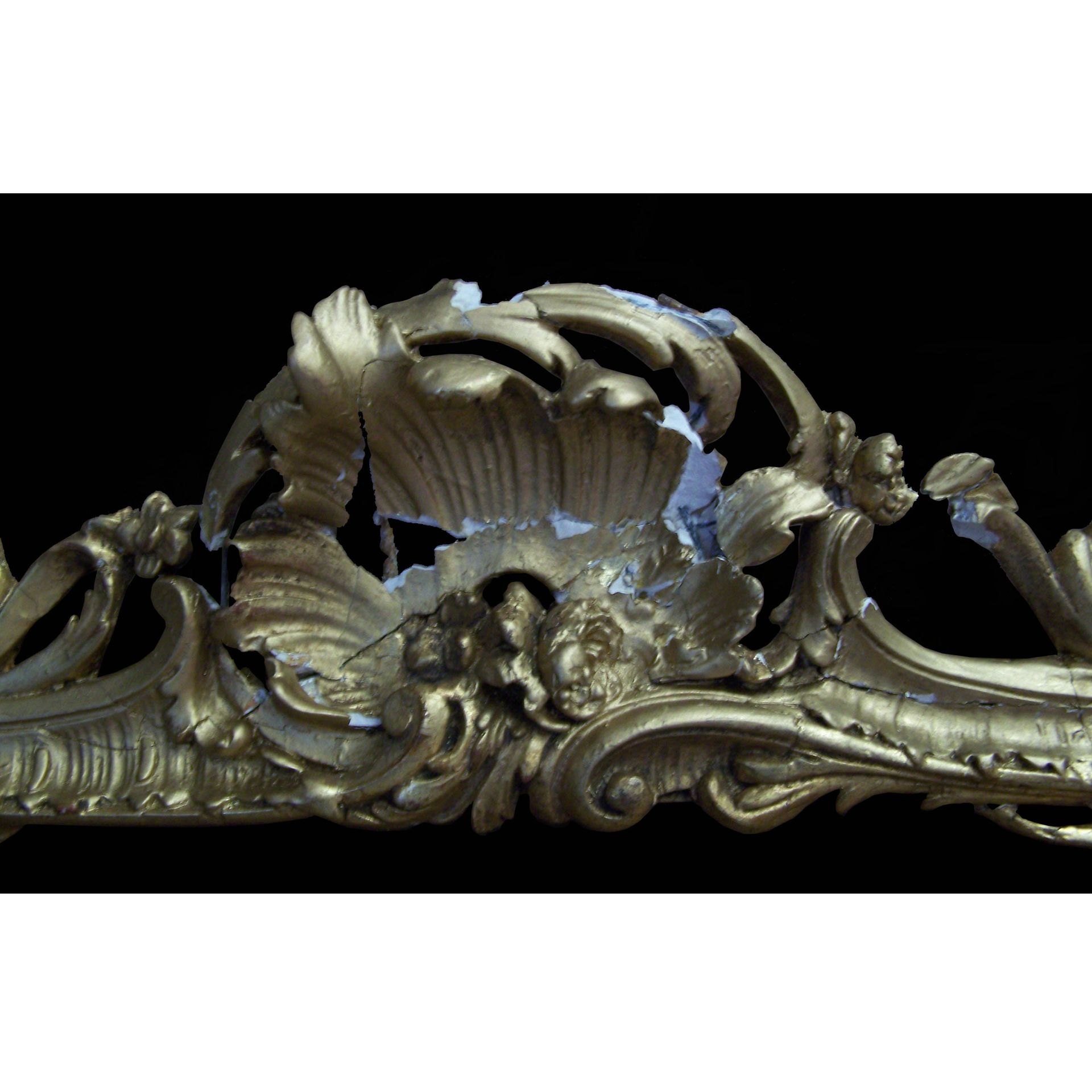 Antique Mirror frame restoration, repair and gilding