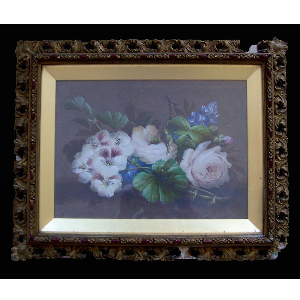 Ruth Tappin, restorer of gilded antiques.