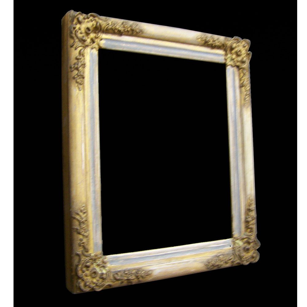 Ruth Tappin, restorer of gilded antiques.