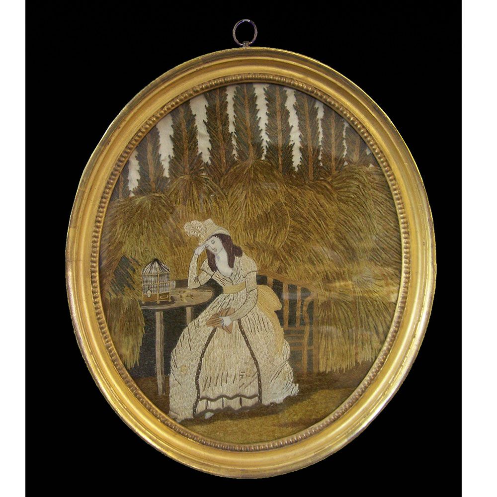 Ruth Tappin, restorer of gilded antiques.