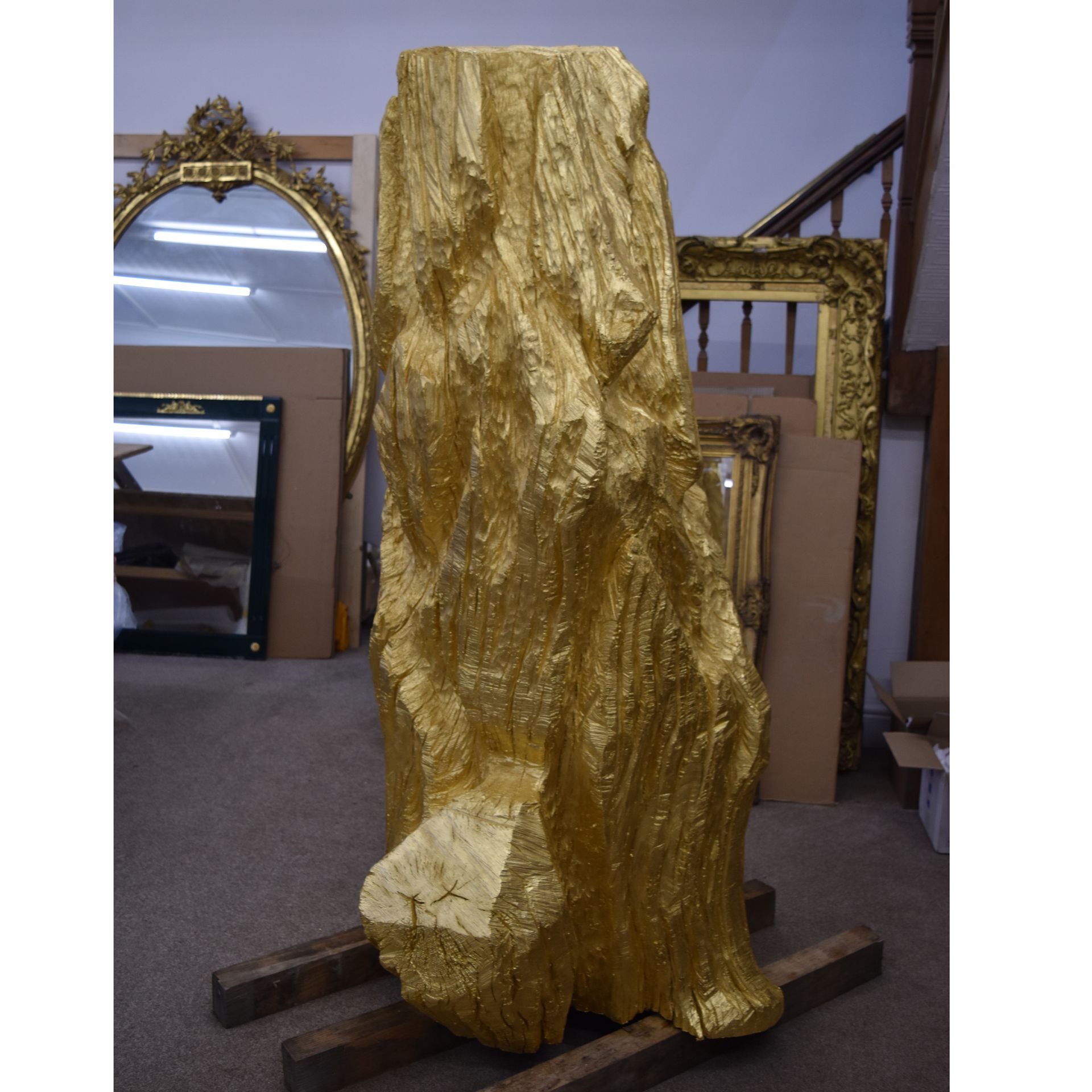 Gilding objects, gilding in 23.75ct gold leaf