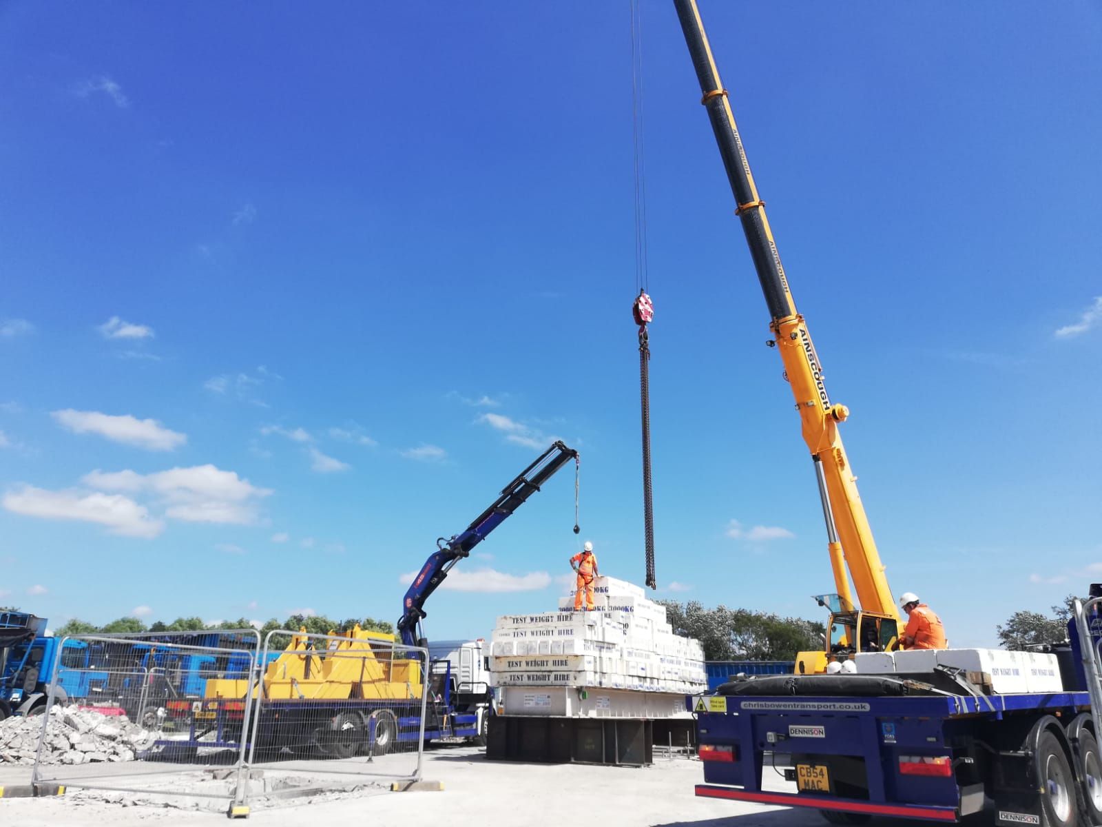 Static pile load testing throughout the UK with NDT Services Ltd in ...