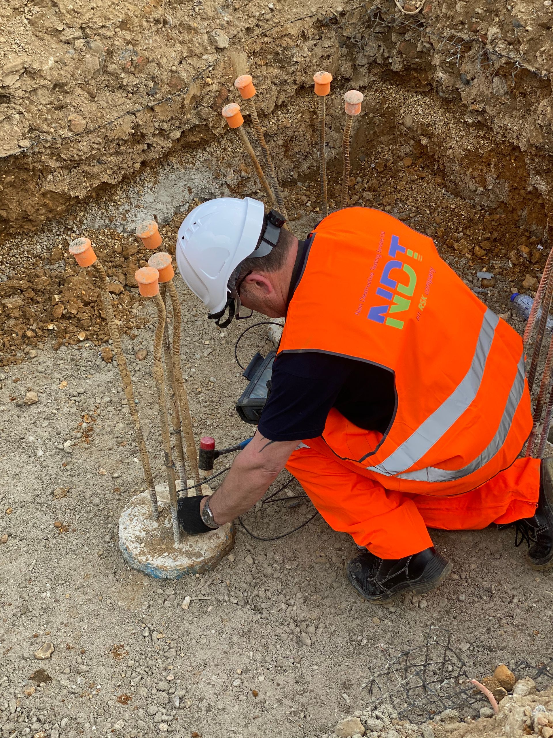 Gallery of UK pile and dynamic load tests by NDT Services Ltd in Nottingham