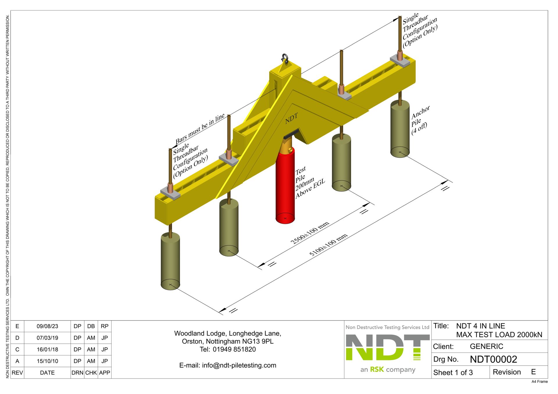 Drawings and schematic layouts of static pile testing by the experts in ...