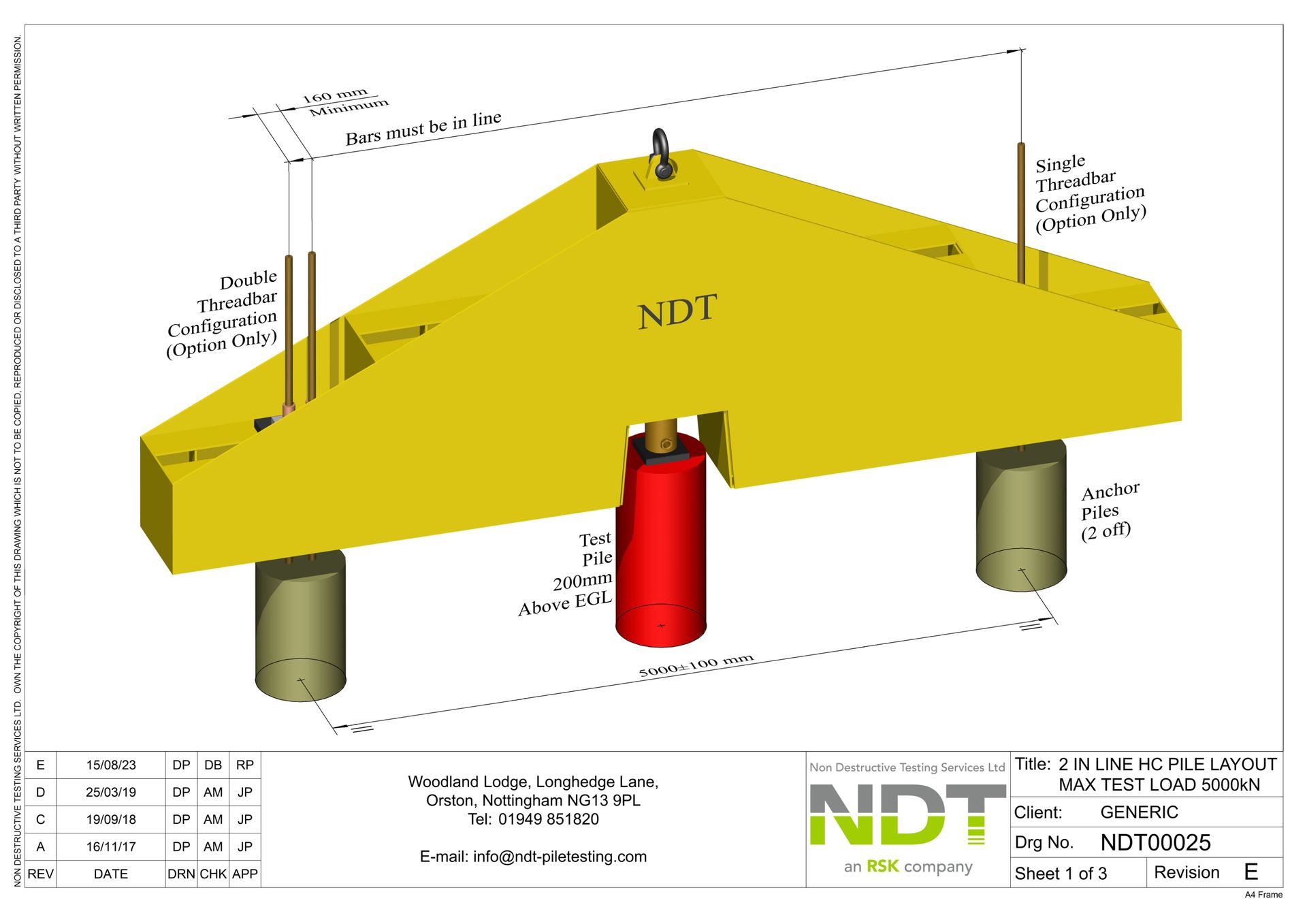 Drawings and schematic layouts of static pile testing by the experts in ...