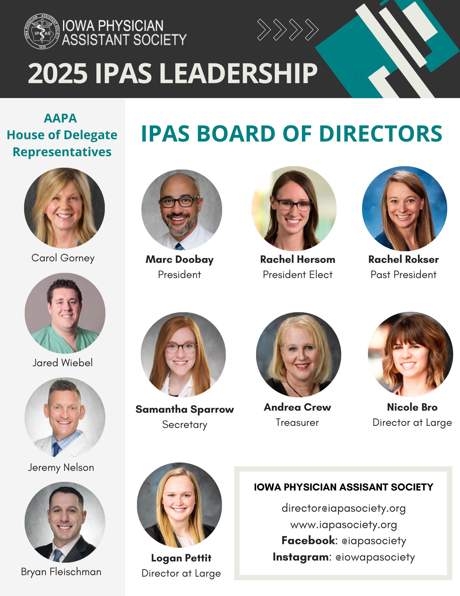 IPAS Announces 2025 Leadership