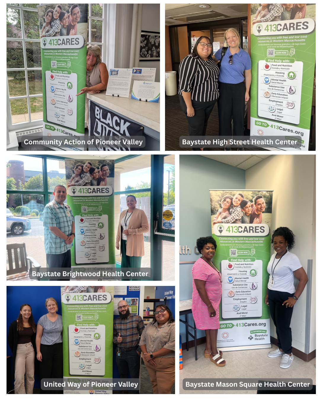 413Cares Banners Out in the Community