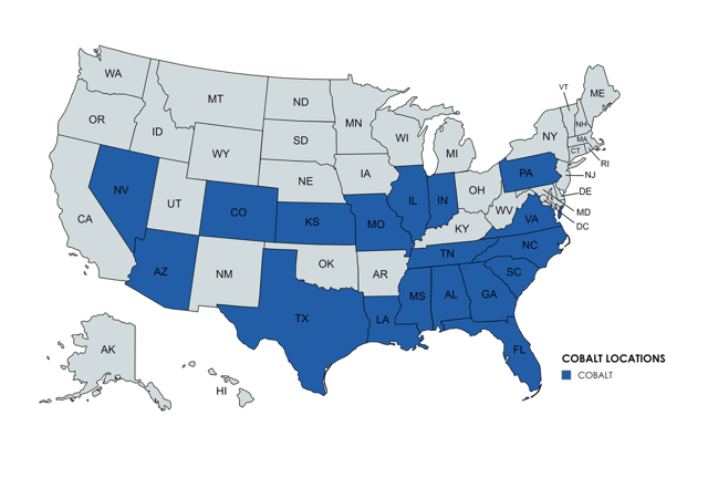 Service Areas | Cobalt Commercial Services