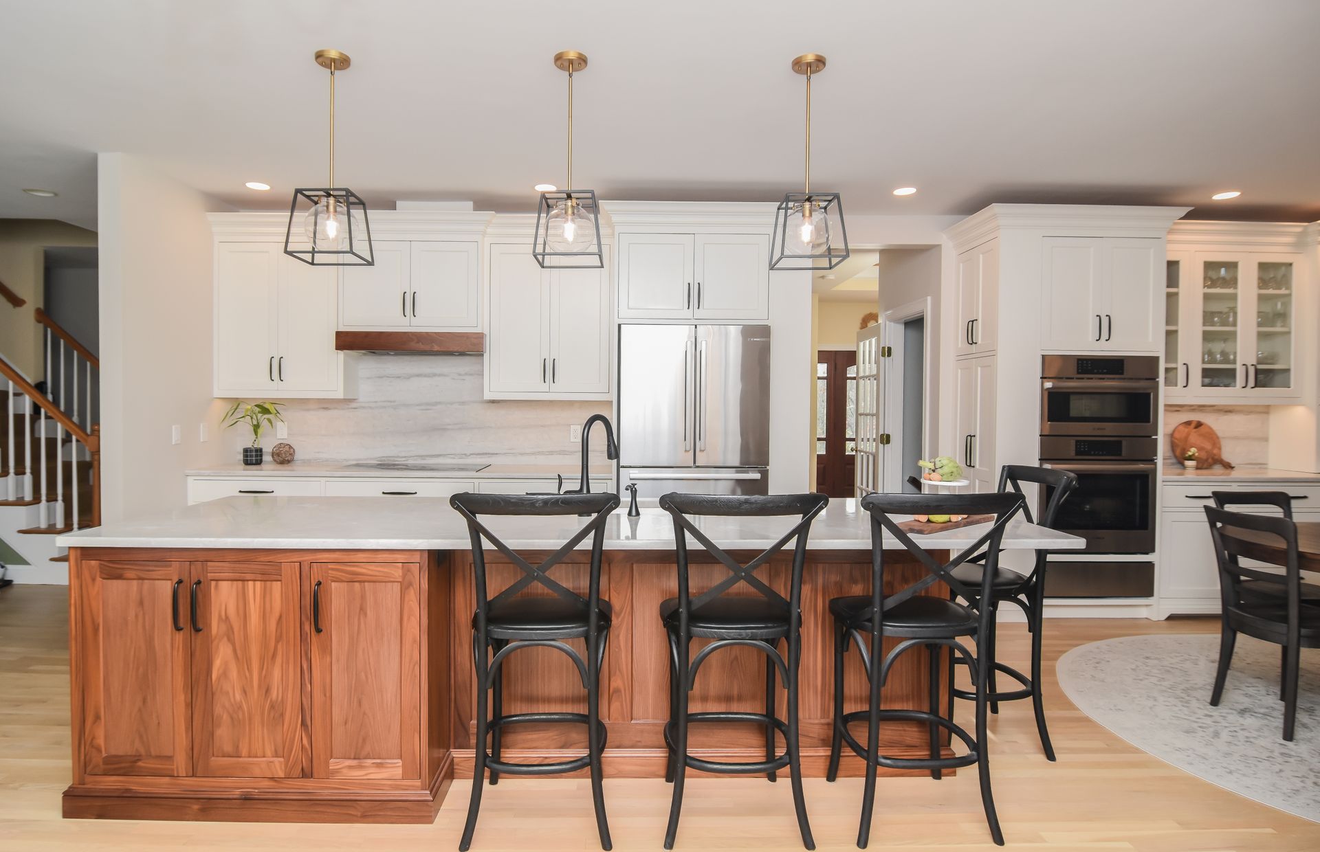 Jeroze Kitchen_Walnut Island