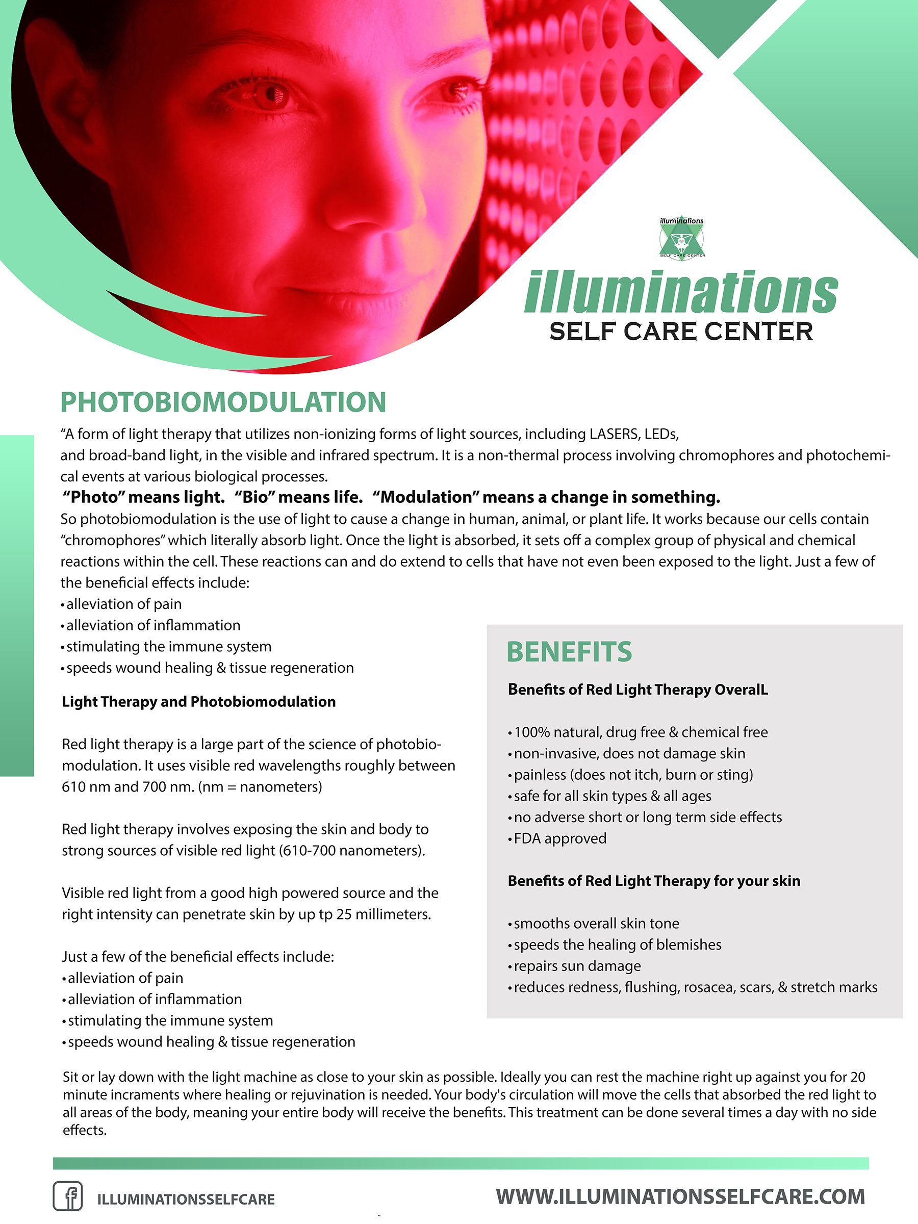 Red Light Therapy | Illuminations Self Care Center | Leominster, MA