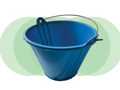Long Lasting Cement Pail, Plastic Cememtn Tray & Trowel For Sale