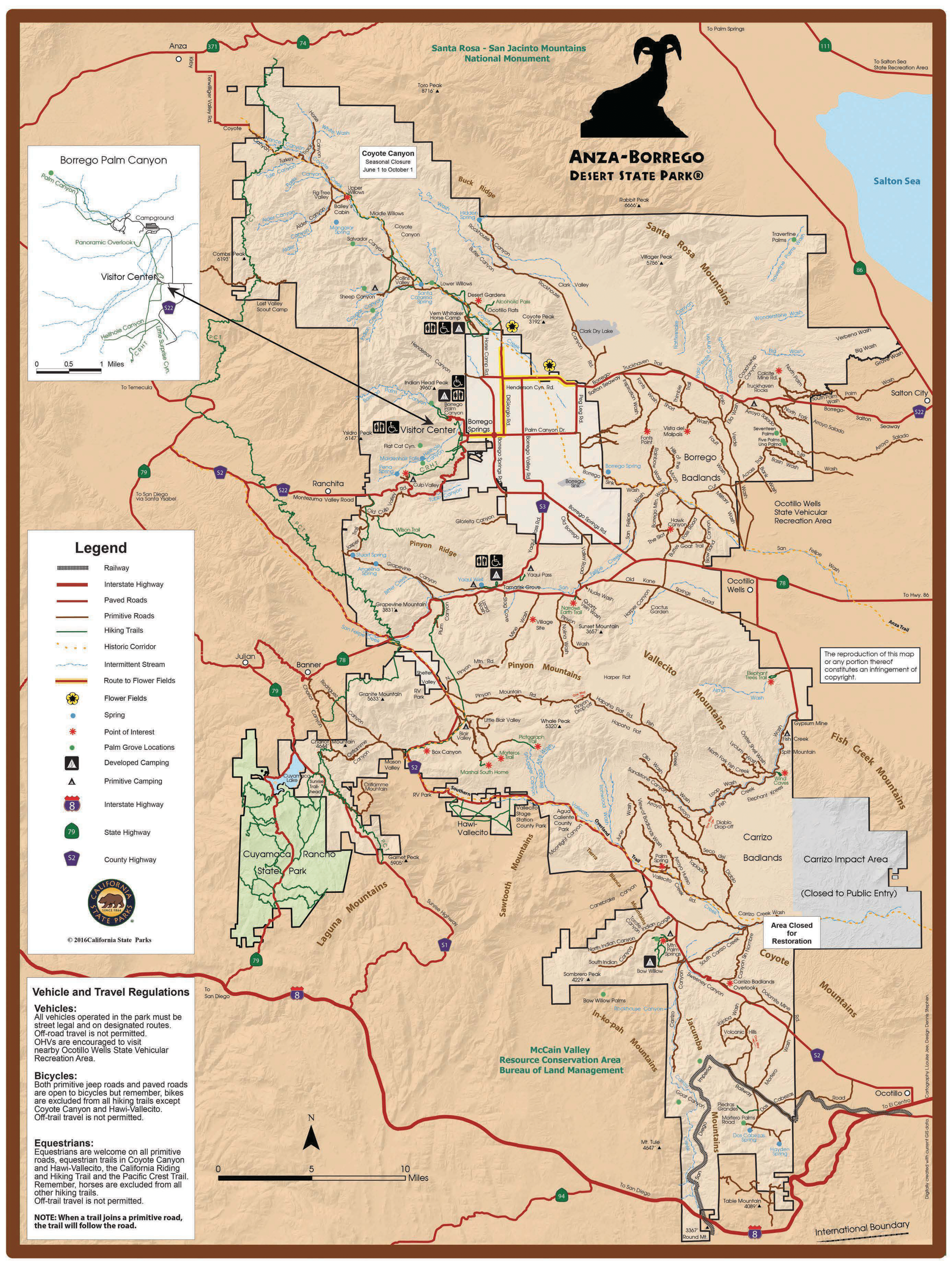 Hike Wind Caves in Anza-Borrego State Park