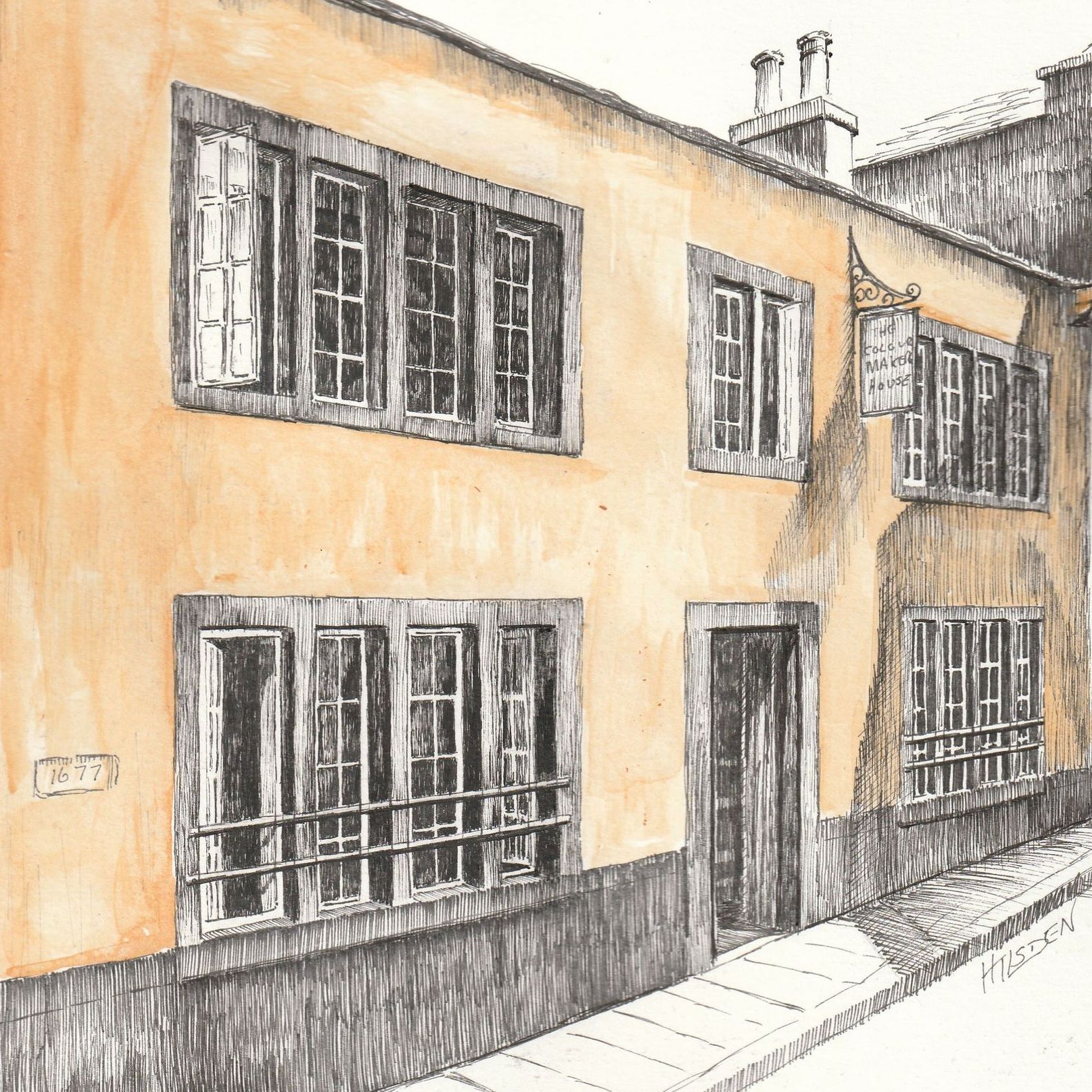 Portrait of Broich House, Scotland