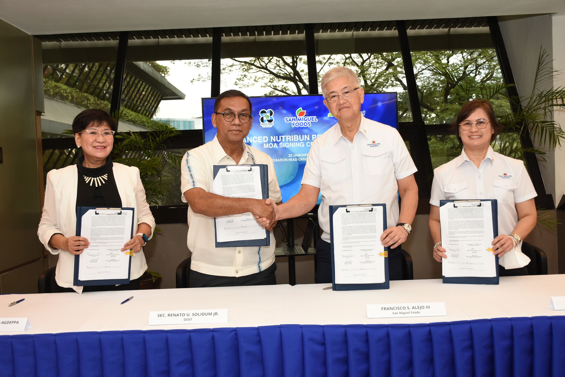 San Miguel Foods, DOST-FNRI to fortify NutriBun with essential ...
