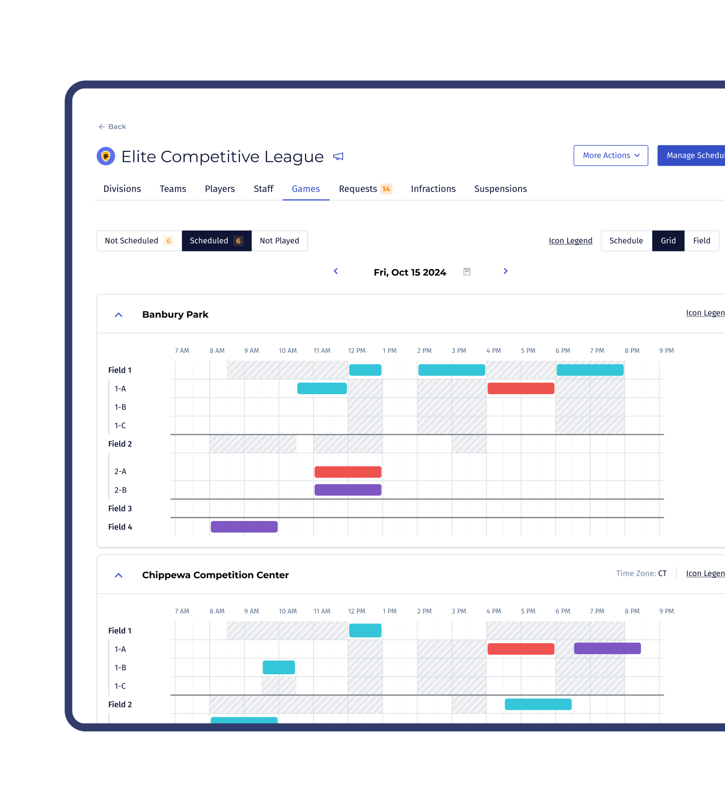 Leagues | PlayMetrics