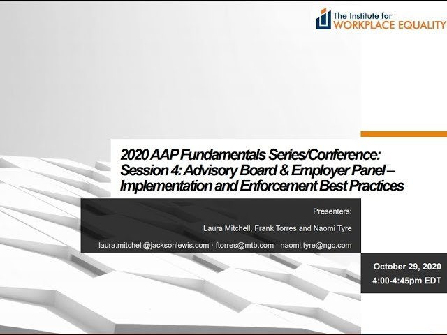 Fundamentals of AAPs
