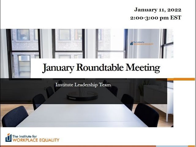 Roundtable Meetings