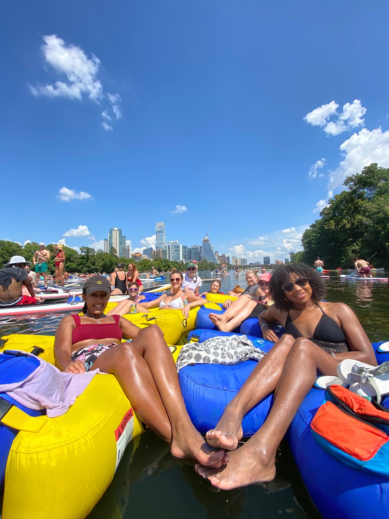 Spring Water Tubing in Austin | Boats and Bats