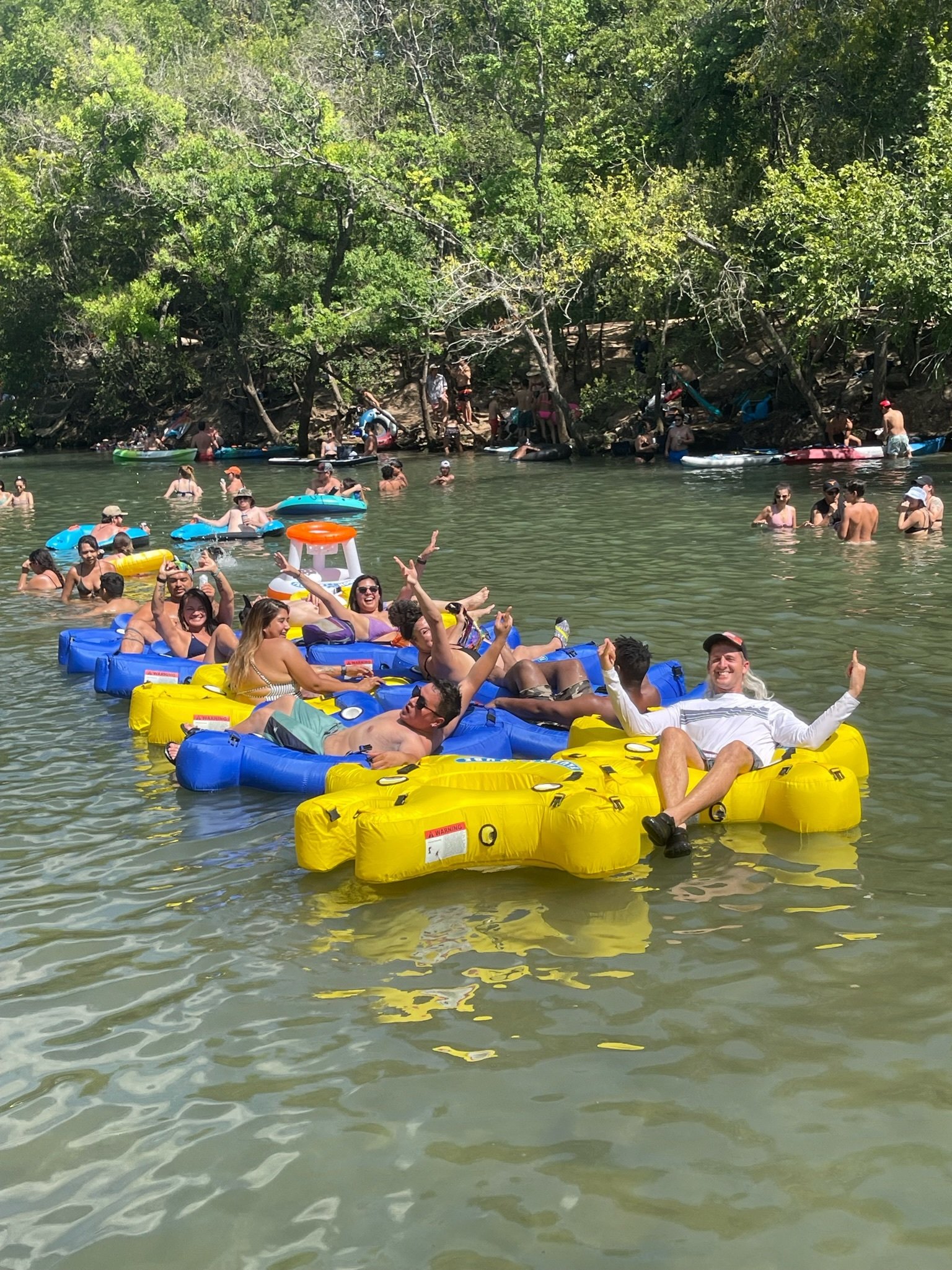 Spring Water Tubing in Austin | Boats and Bats
