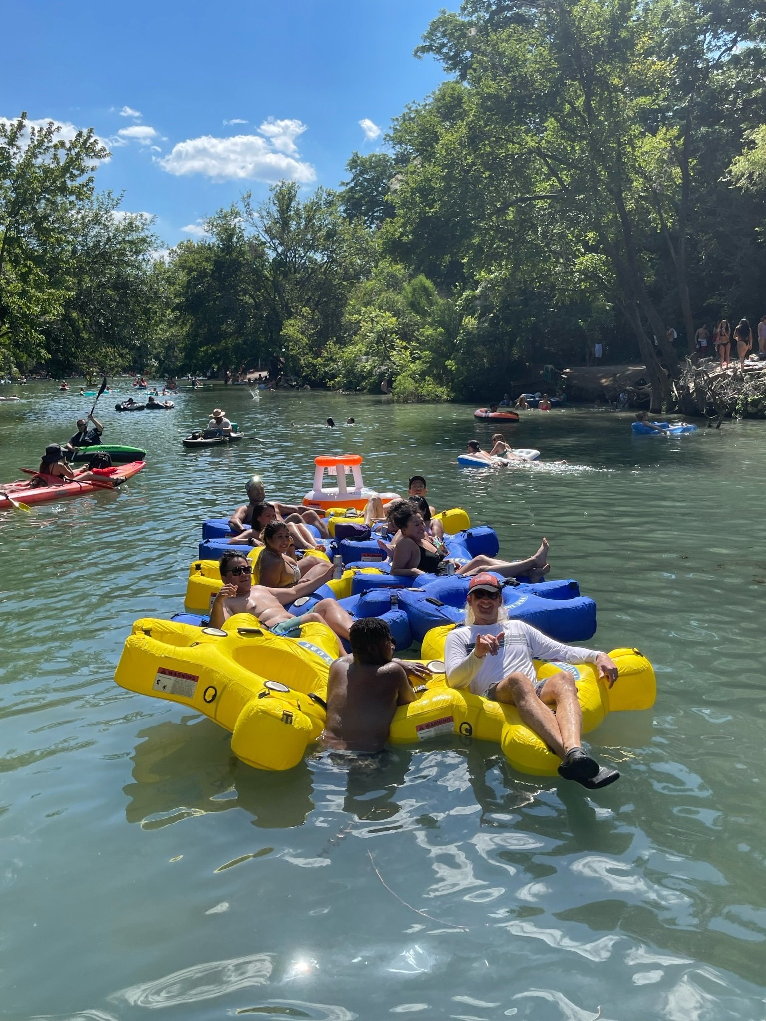 Spring Water Tubing in Austin | Boats and Bats
