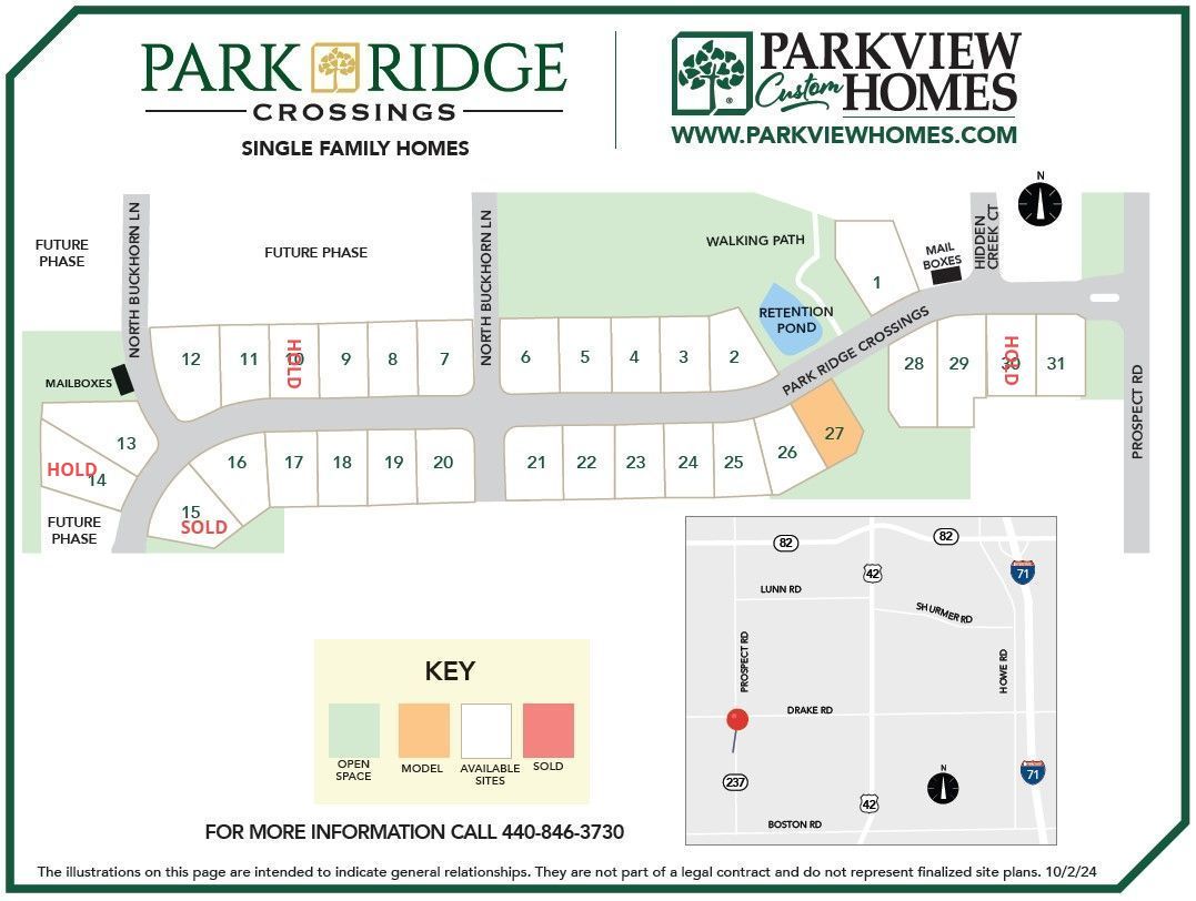 New Homes Strongsville Ohio - Custom Single Family Homes - Park Ridge ...