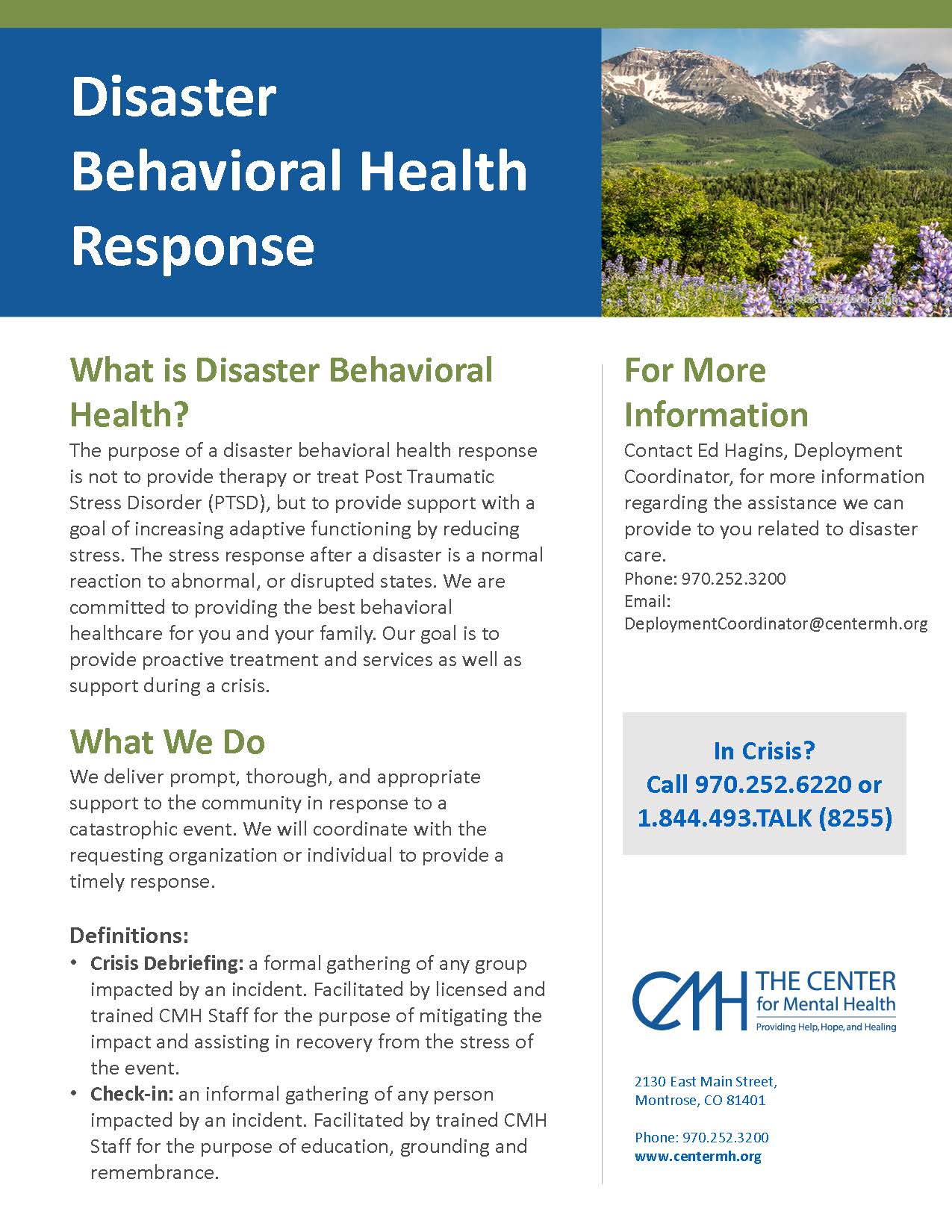 West Region Healthcare Coalition of Colorado