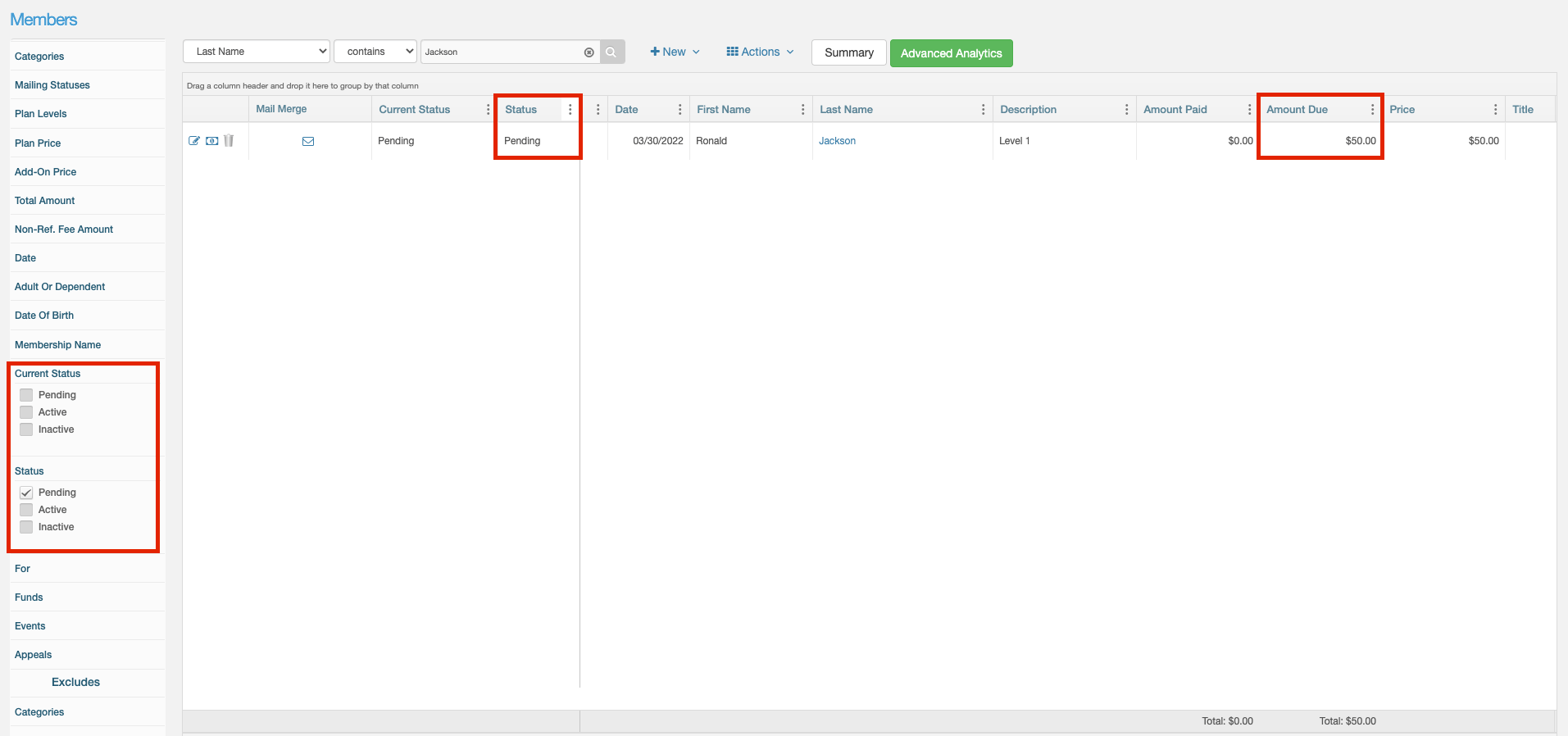 Recent Changes | DonorView