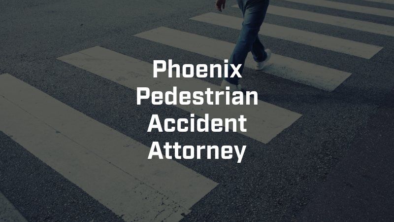 Pedestrian Accidents | Sargon Law Group | Phoenix, AZ