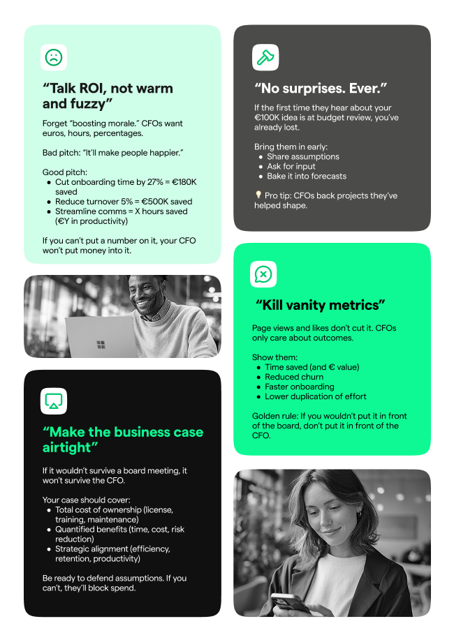 Report: How to get intranet buy-in from your CFO | Haiilo