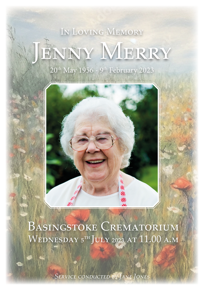 Funeral Order of Service Templates | Colour Inc