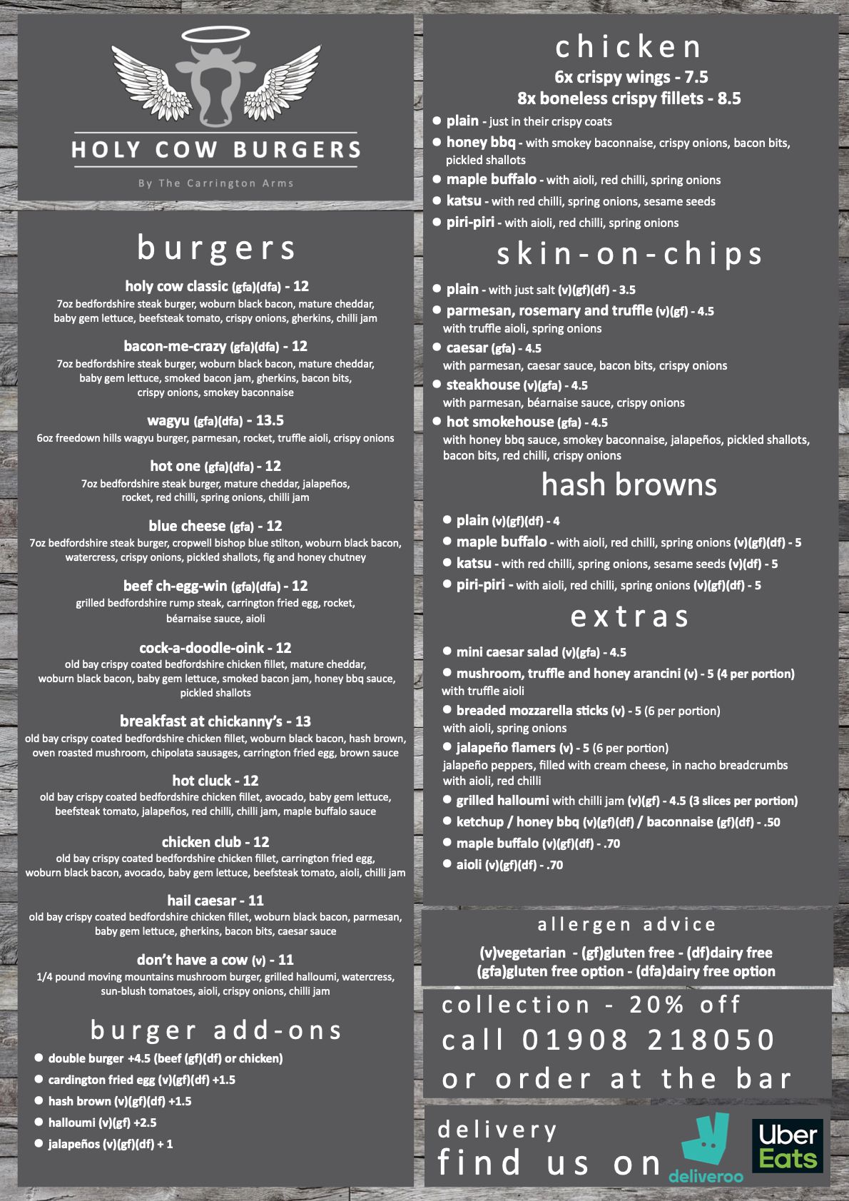 Holy Cow Burgers (Takeaway)