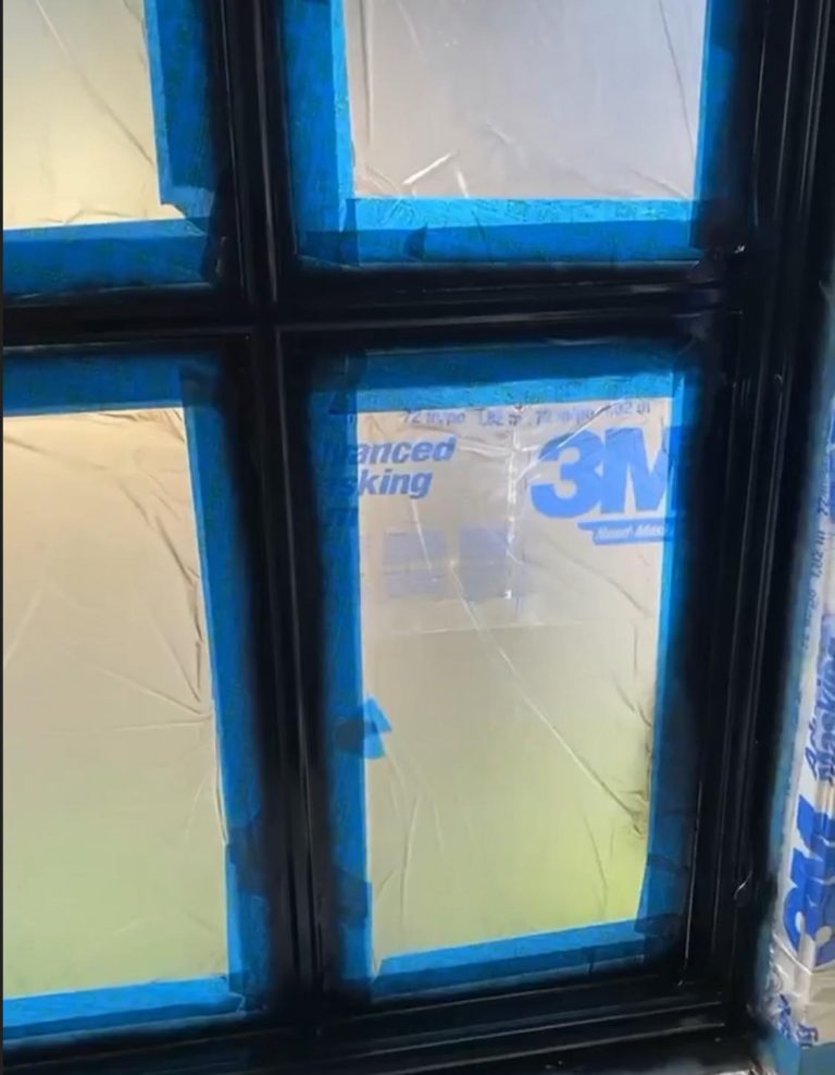HOW TO SPRAY PAINT YOUR WINDOWS BLACK!