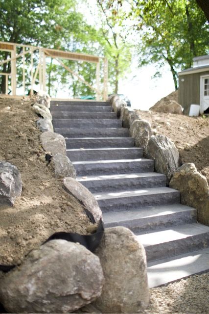 RETAINING WALL & FIRE PIT