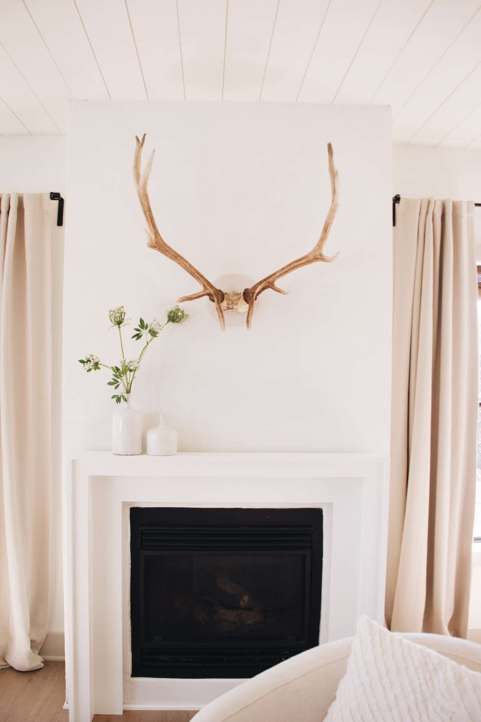 DIY Master Bedroom Mantle