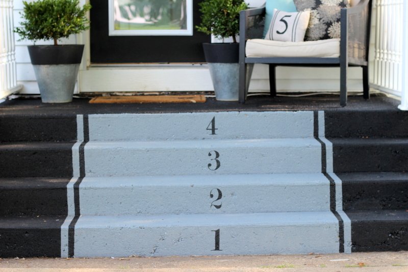 How To: Paint Your Concrete Steps