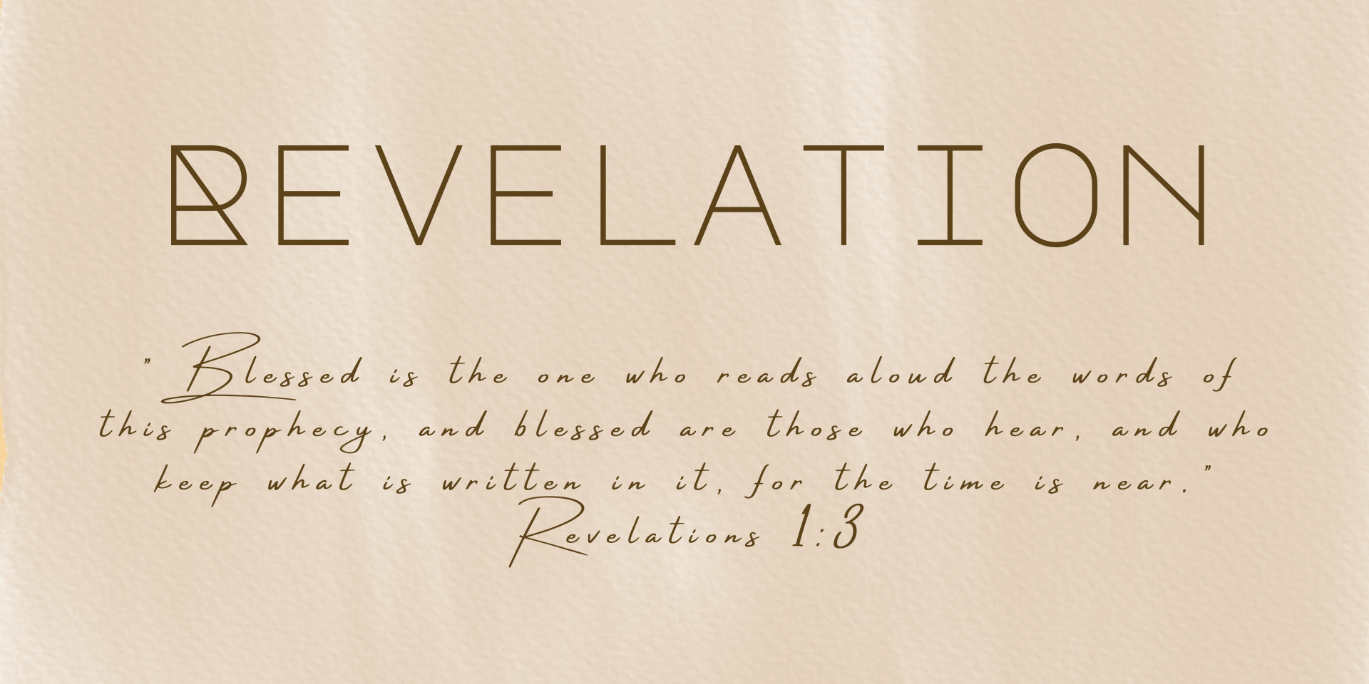 A Study in Revelation