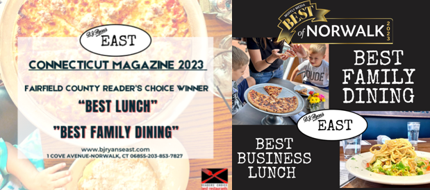 BJ Ryan's EAST | Norwalk, CT | Ph. 203-853-7827