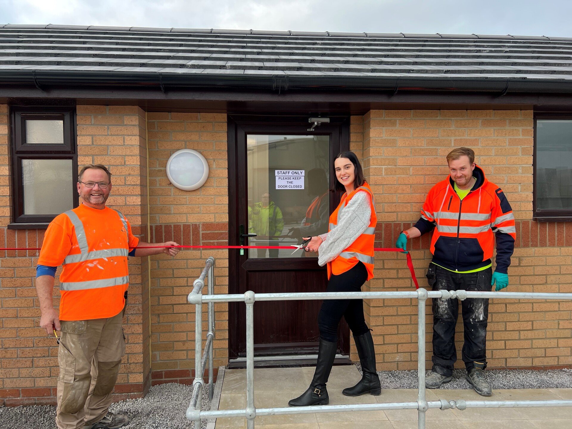NEW CANTEEN, DRY ROOM AND TOILET BLOCK BUILT