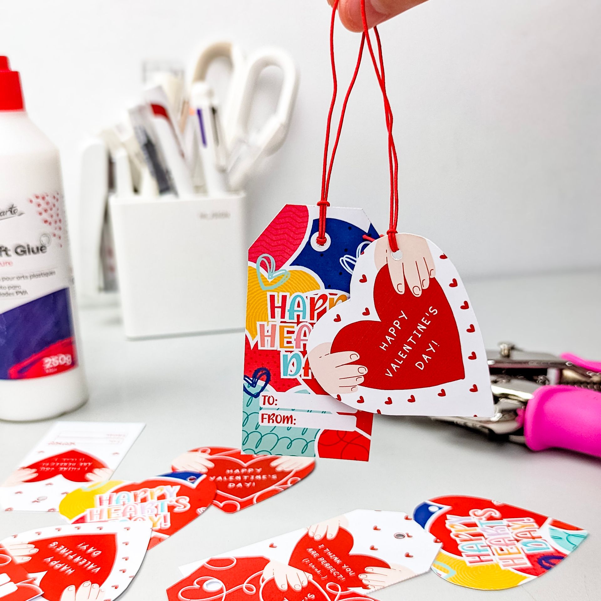 Valentine's Easy Crafts DIY Gift Ideas with Free Printables