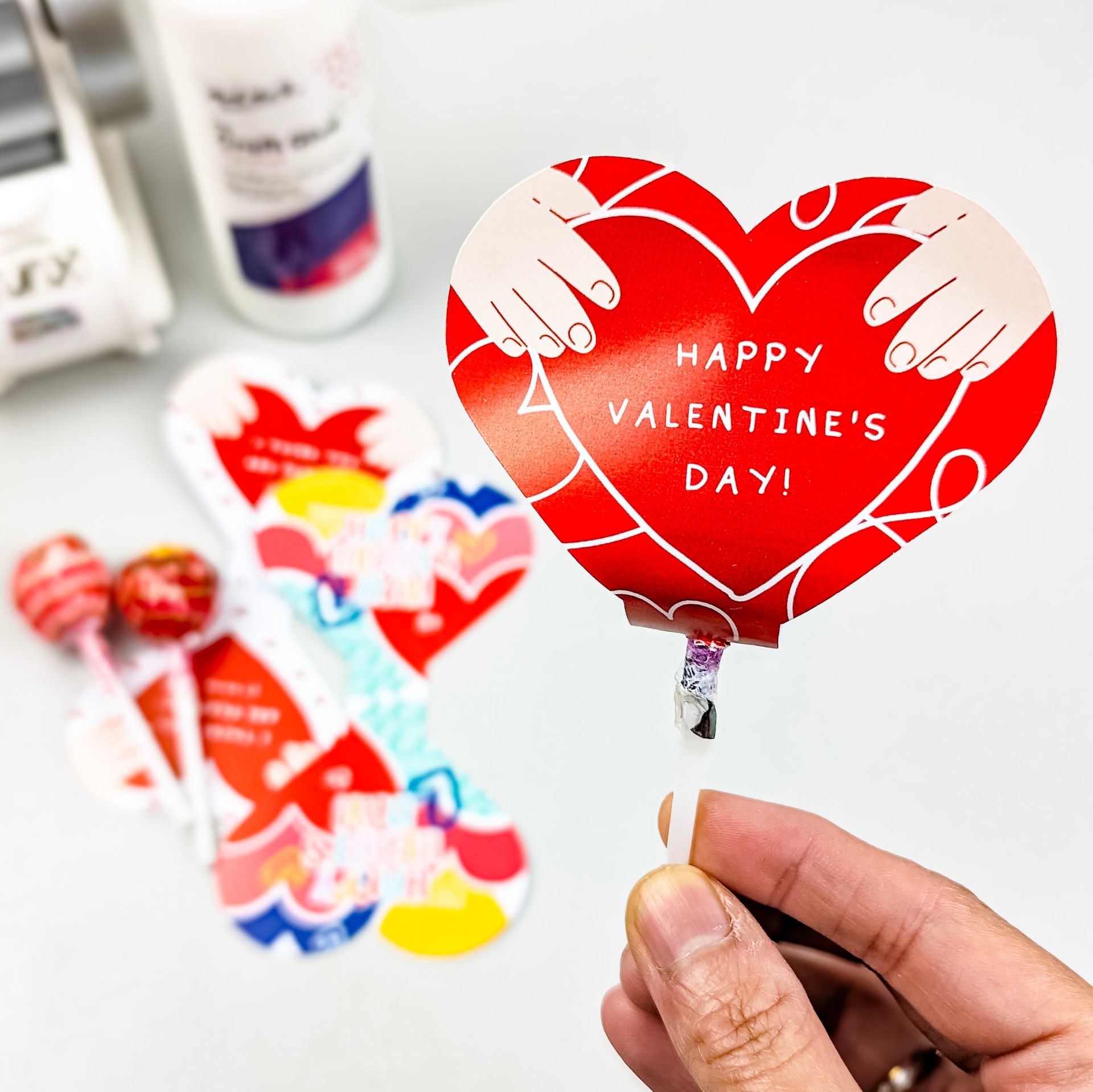 Valentine's Easy Crafts DIY Gift Ideas with Free Printables