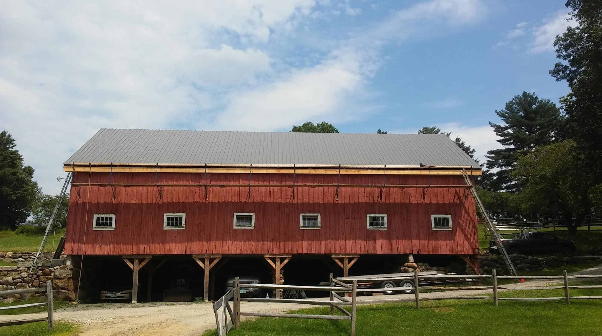 Dublin NH Barn Restoration Project by Hideaway Restoration