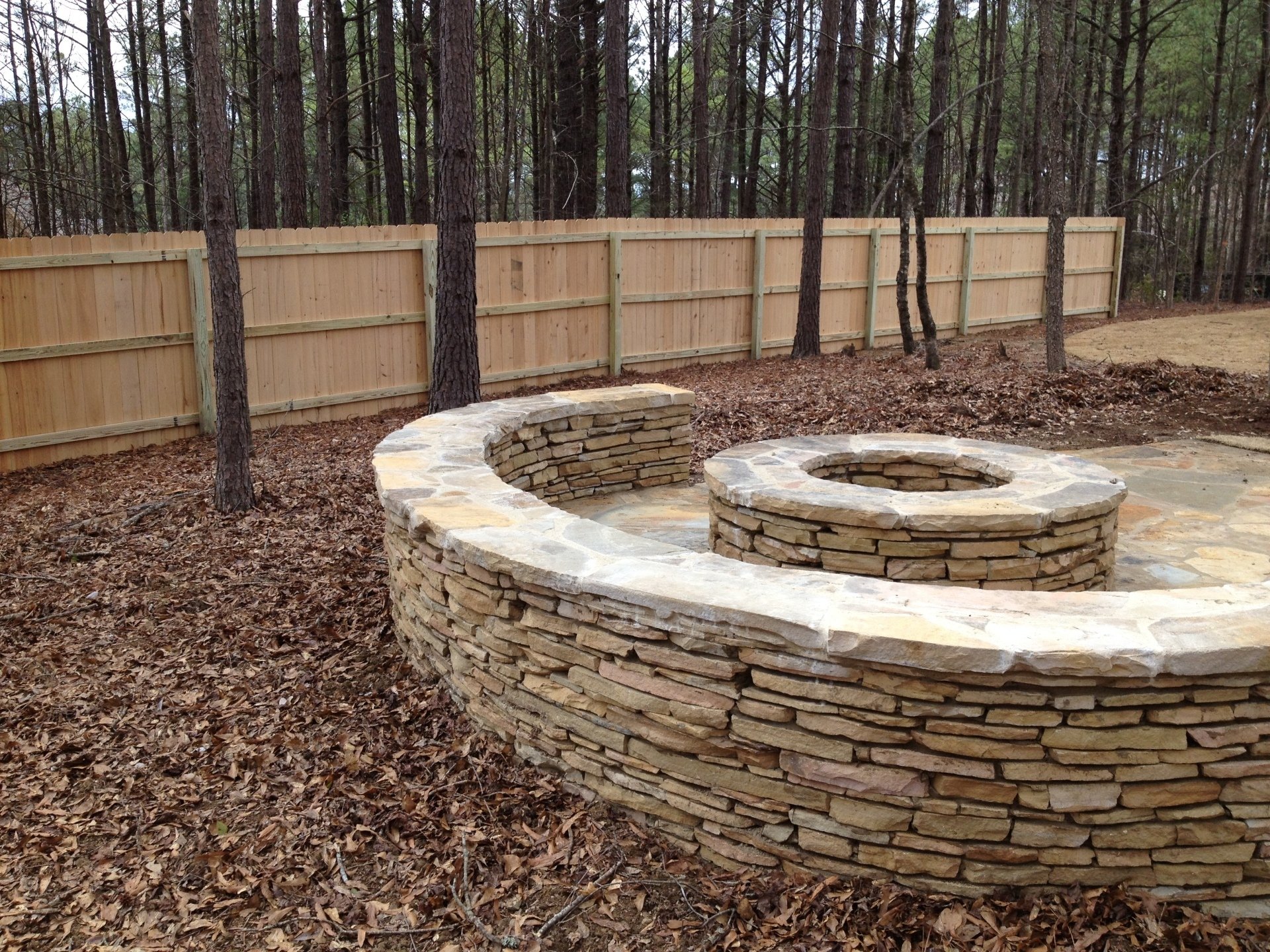 Fire Pit Design Construction | The Backyard Auburn Lake Martin Opelika