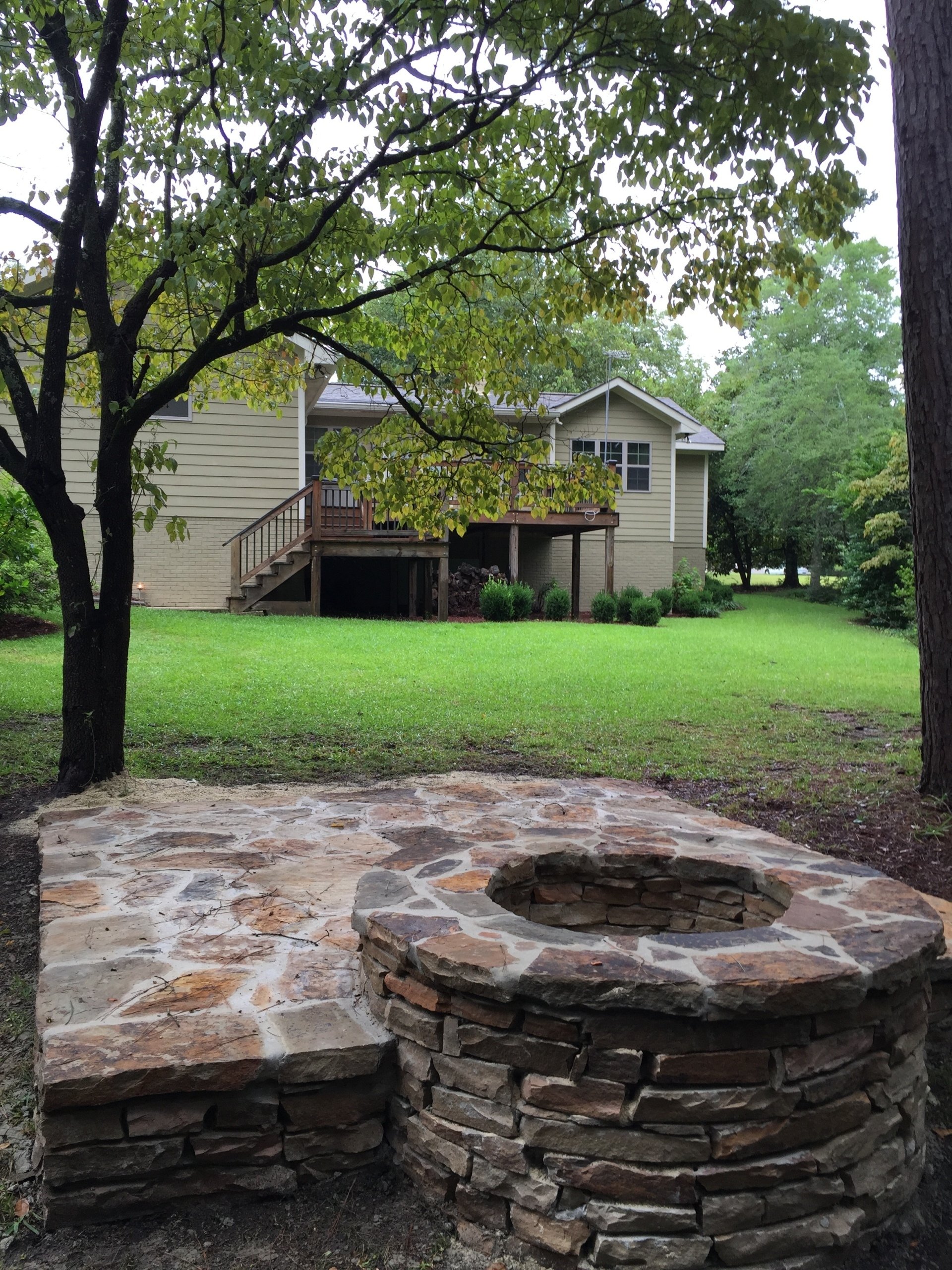 Fire Pit Design Construction | The Backyard Auburn Lake Martin Opelika